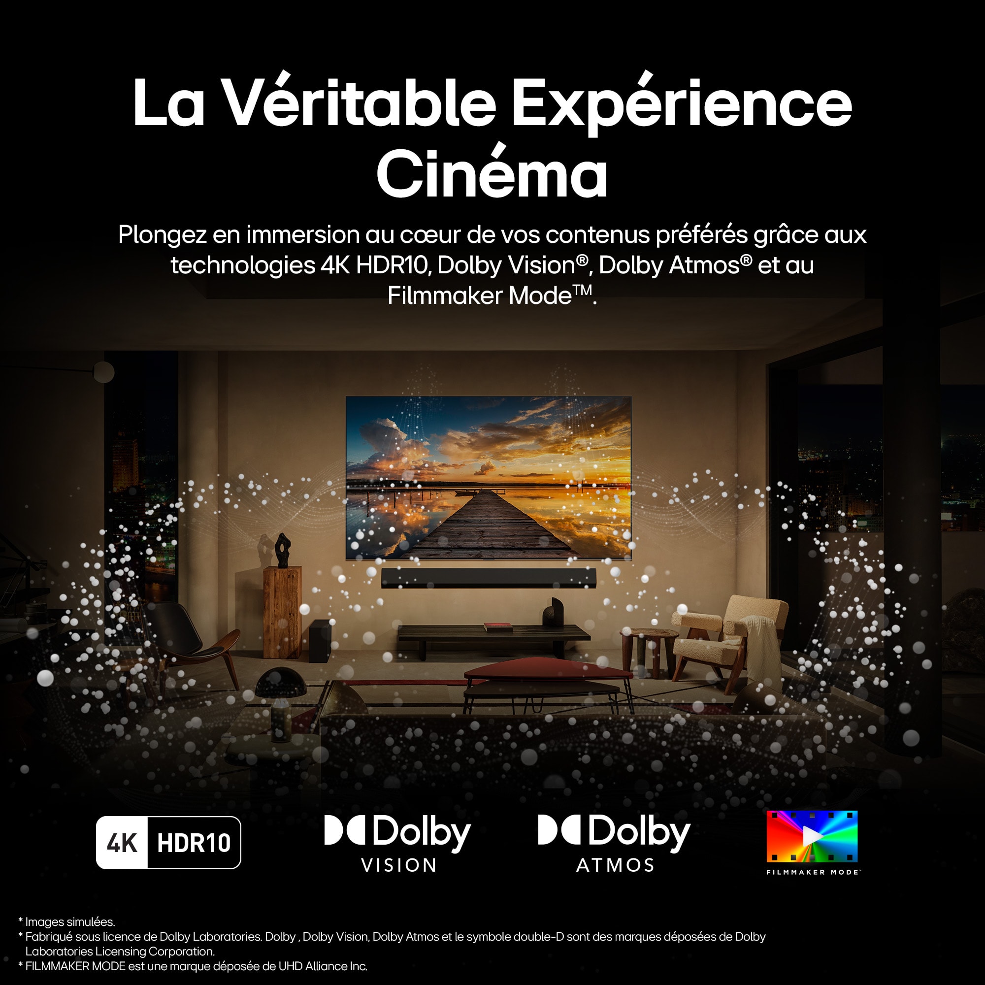 LG OLED77G54 + ST-G4WR8377 - TV OLED 4K 195 cm - Livraison rapide