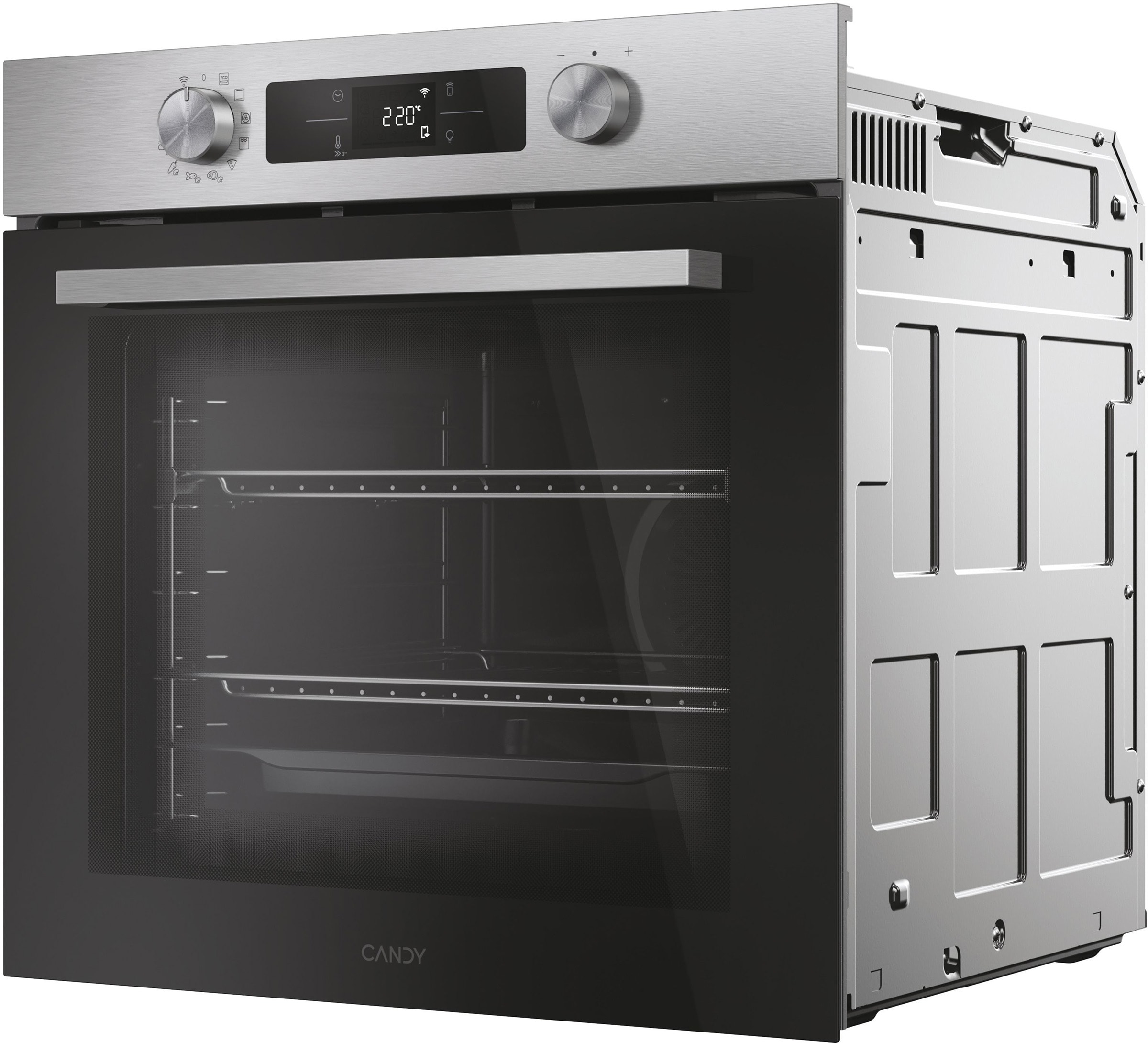 Four encastrable pyrolyse CANDY CA6 N5B3EYTX, 78 litres, 10 fonctions de cuisson Pas Cher ...