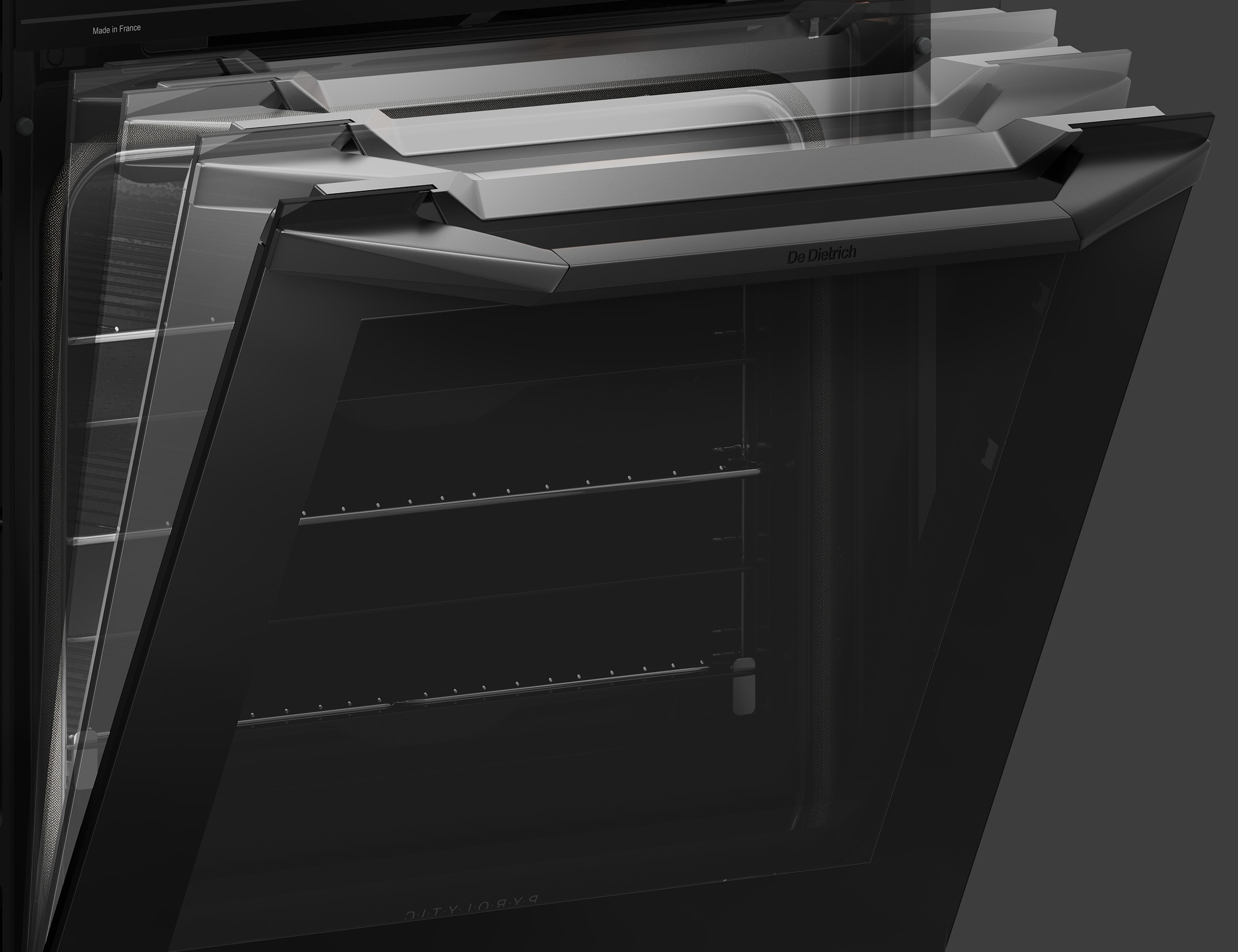 Four encastrable pyrolyse DE DIETRICH DOR4546H, AI Talent Combi Steam ...