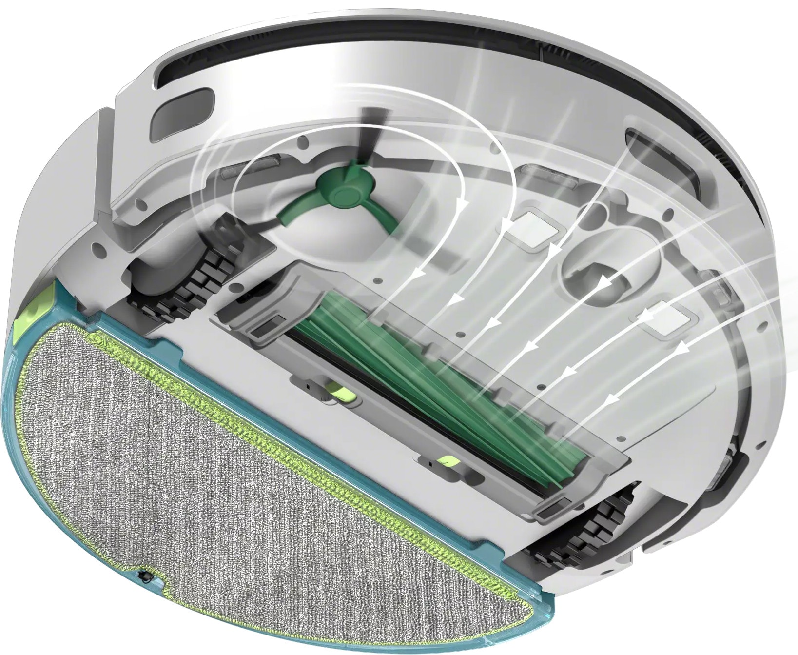 Aspirateur robot laveur IROBOT Roomba 205 Combo DustCompactor Blanc Pas ...