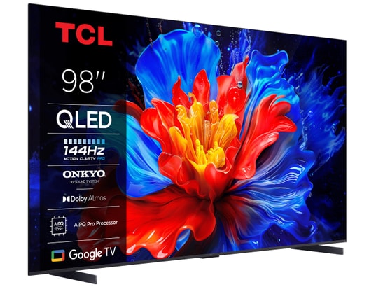 TCL 98P8K 4K QLED 144Hz avec Google TV 2025 - TV QLED 4K 248 cm ...