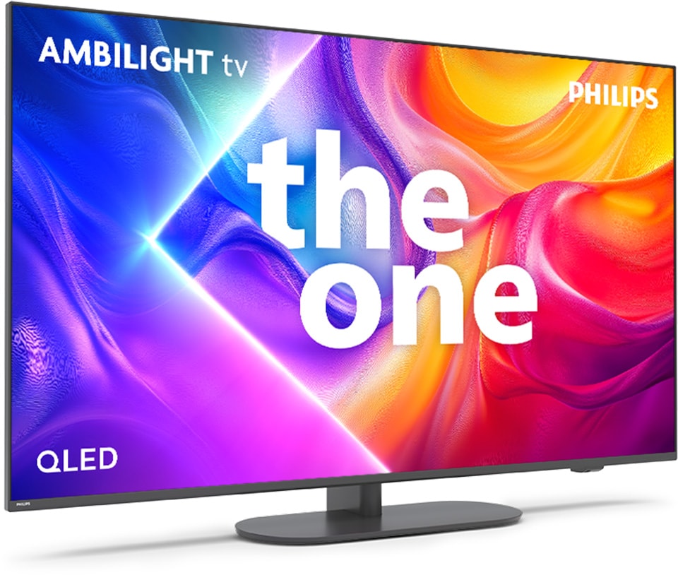 PHILIPS 50PUS9000 THE ONE Ambilight - TV QLED 4K 126 cm - Livraison rapide