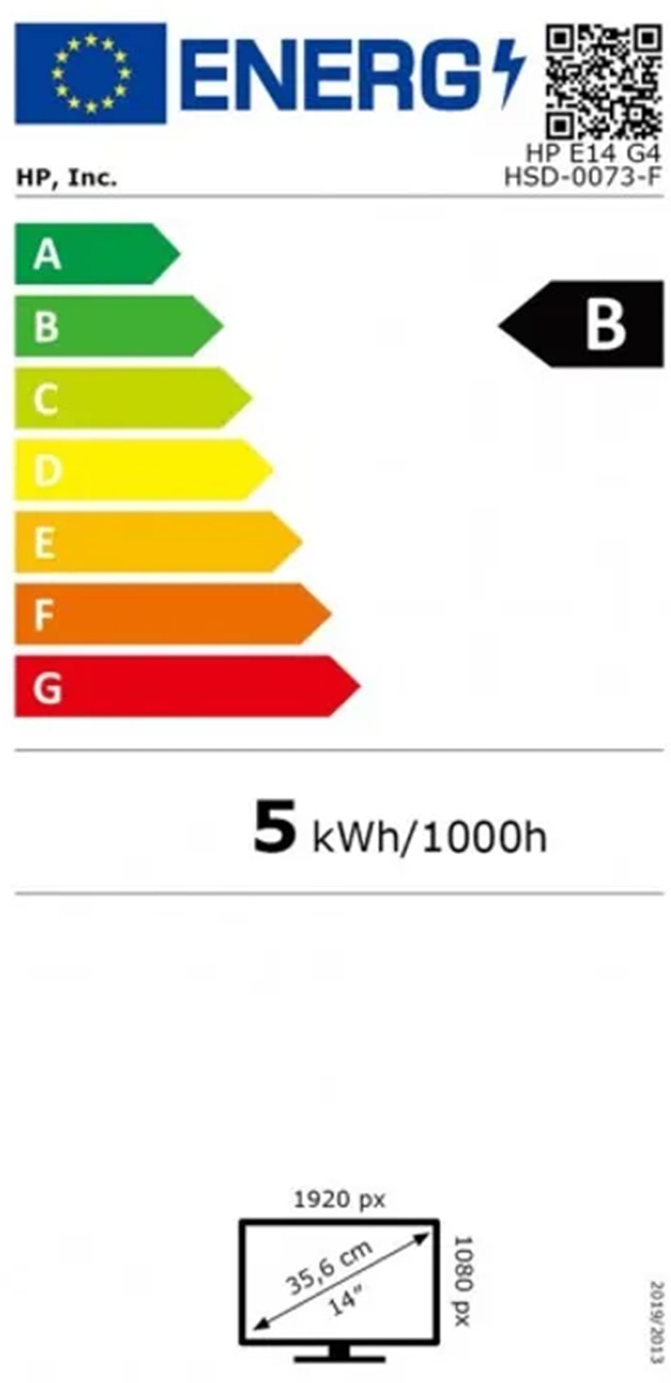 HP E14 G4 14 Mobile FHD IPS 5 ms - 1B065AA#ABB - Ecran 14 pouces Pas Cher