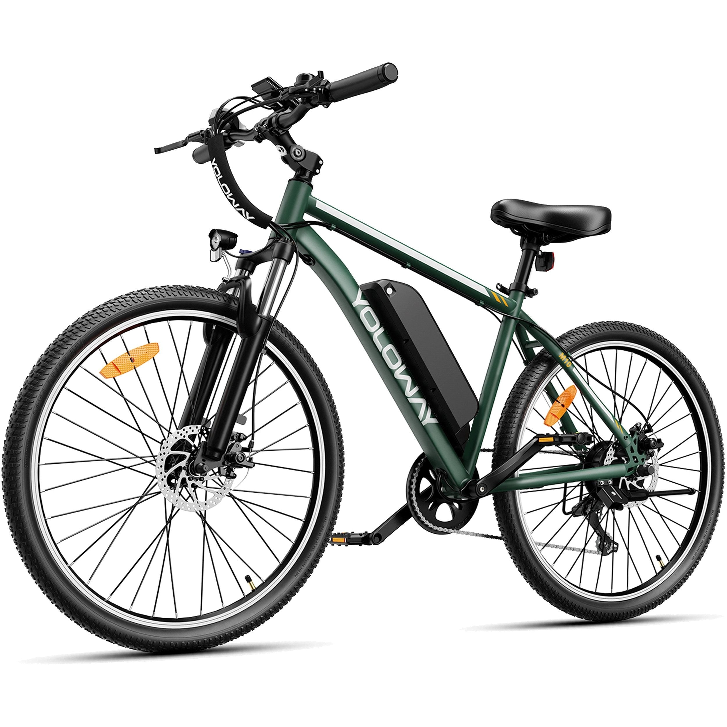 Vélo électrique pliant yoloway m10 250w 36v12.5ah vert YOLOWAY Pas Cher - UBALDI.com