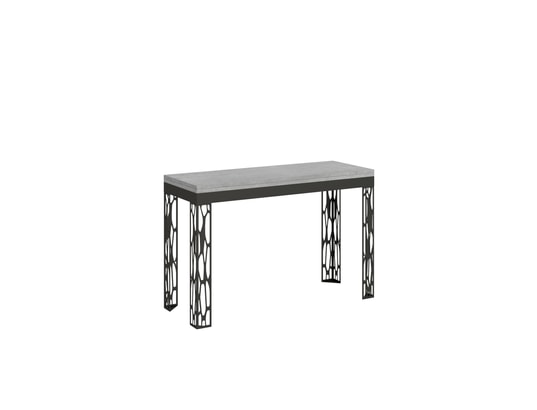 Table extensible ghibli double 120x45/90cm gris béton ITAMOBY Pas Cher ...