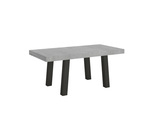 Table extensible bridge 200/460x90cm gris béton ITAMOBY Pas Cher - UBALDI.com