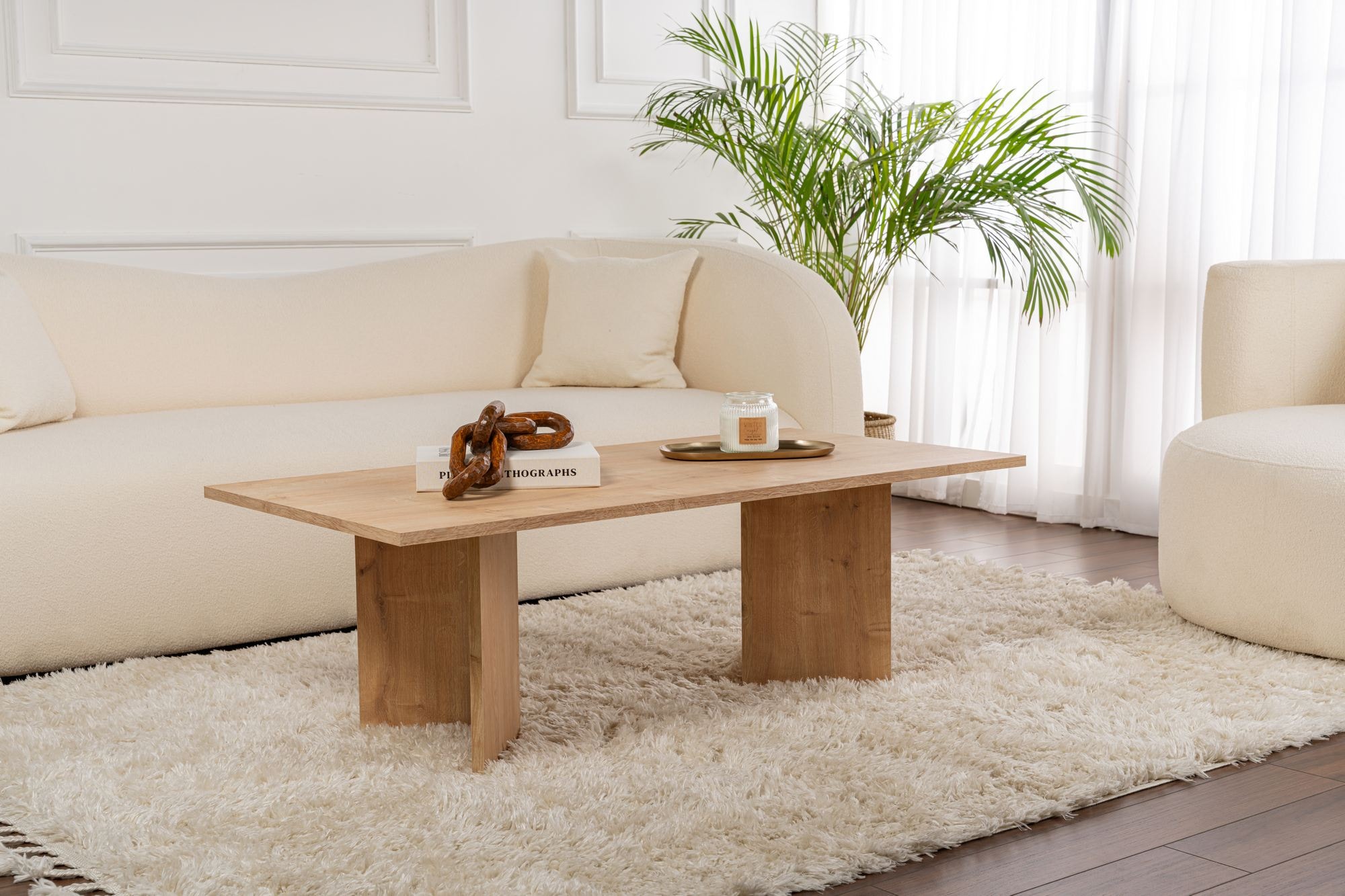 Table basse CONCEPT1 Sabin chene saphir 119 x 60 x h40cm Pas Cher ...