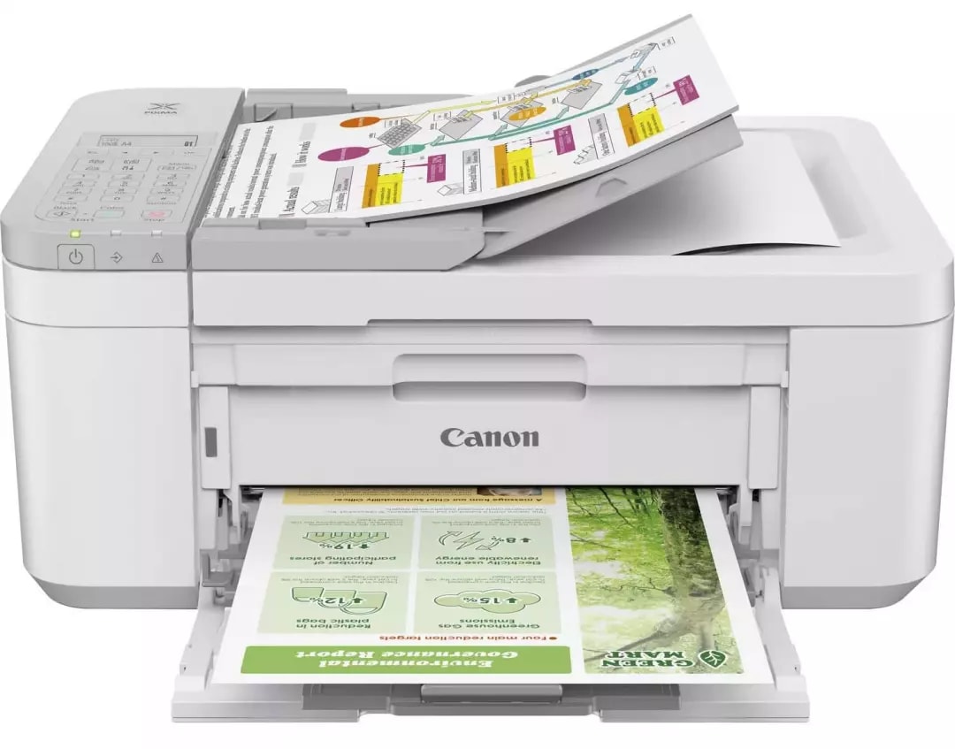 Imprimante multifonction jet d'encre CANON PIXMA TR4755i Series White ...