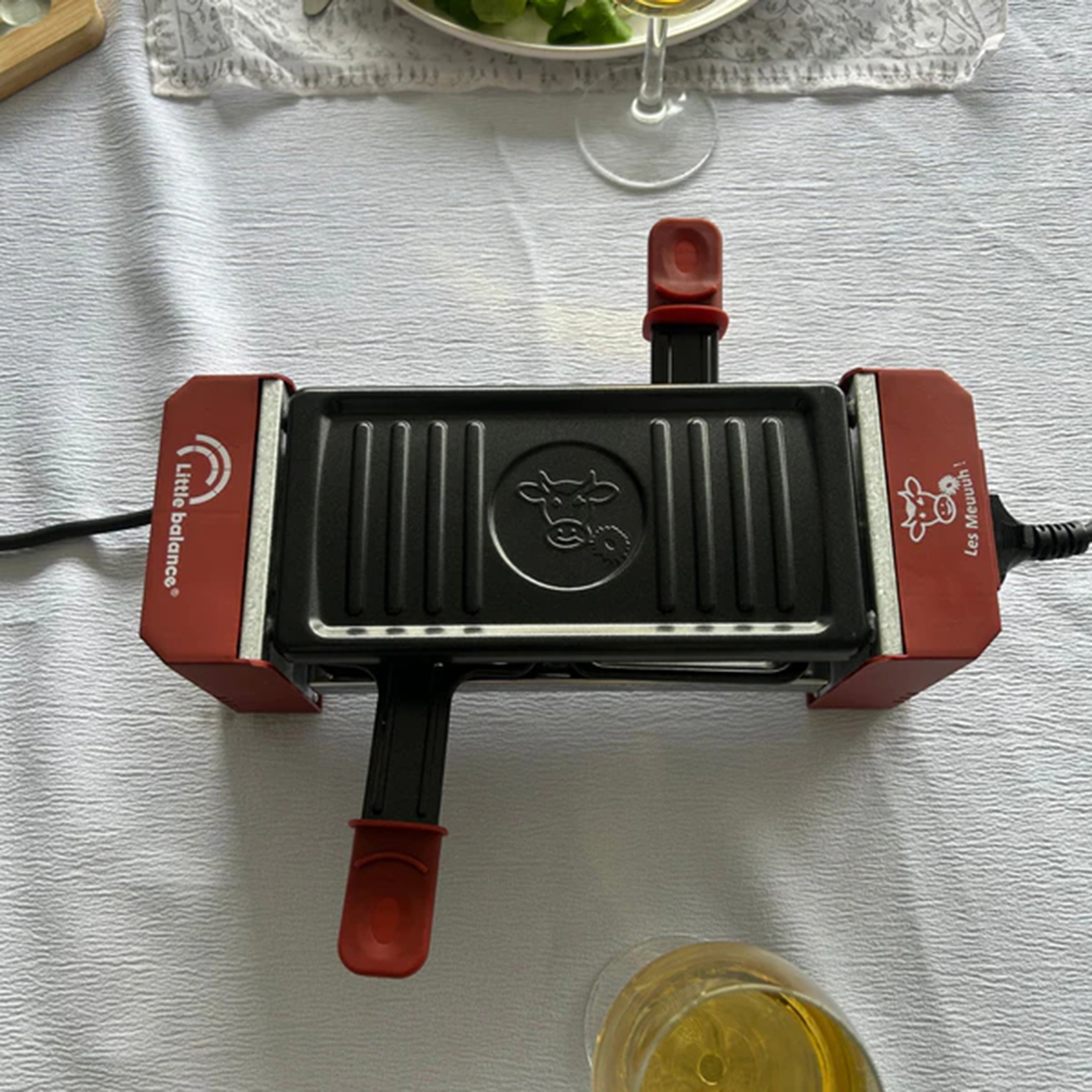 Raclette Multifonction LITTLE BALANCE Raclette 2 personnes piment ...