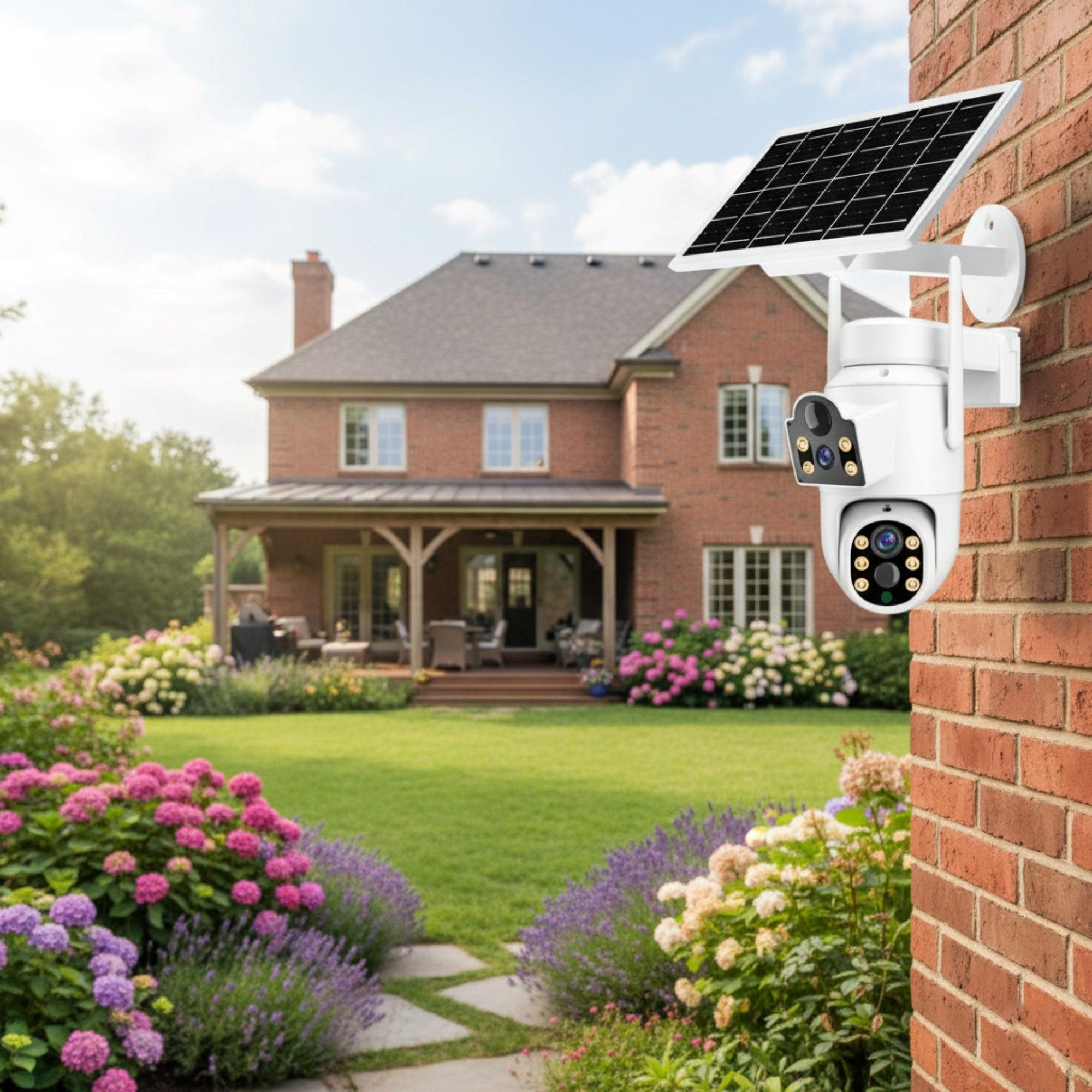 Caméra solaire 4g basse conso pir h.265x - jt-8699t JORTAN TECH Pas ...