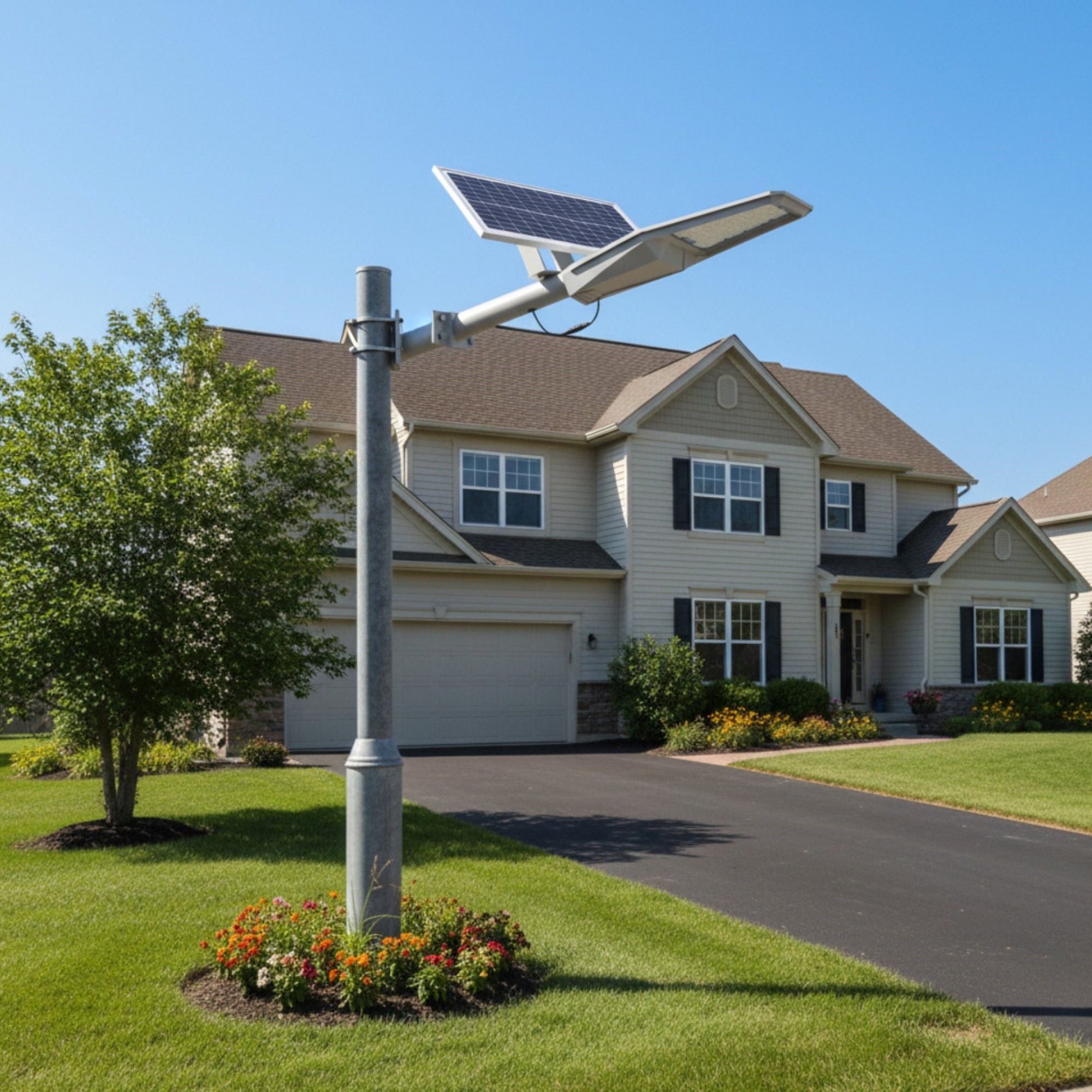 Lampe solaire jt-zj - 800 watts - 314 led - 63500k JORTAN TECH Pas Cher - UBALDI.com