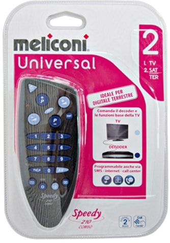 Télécommande universelle MELICONI SPEEDY 210 COMBO Pas Cher - UBALDI.com