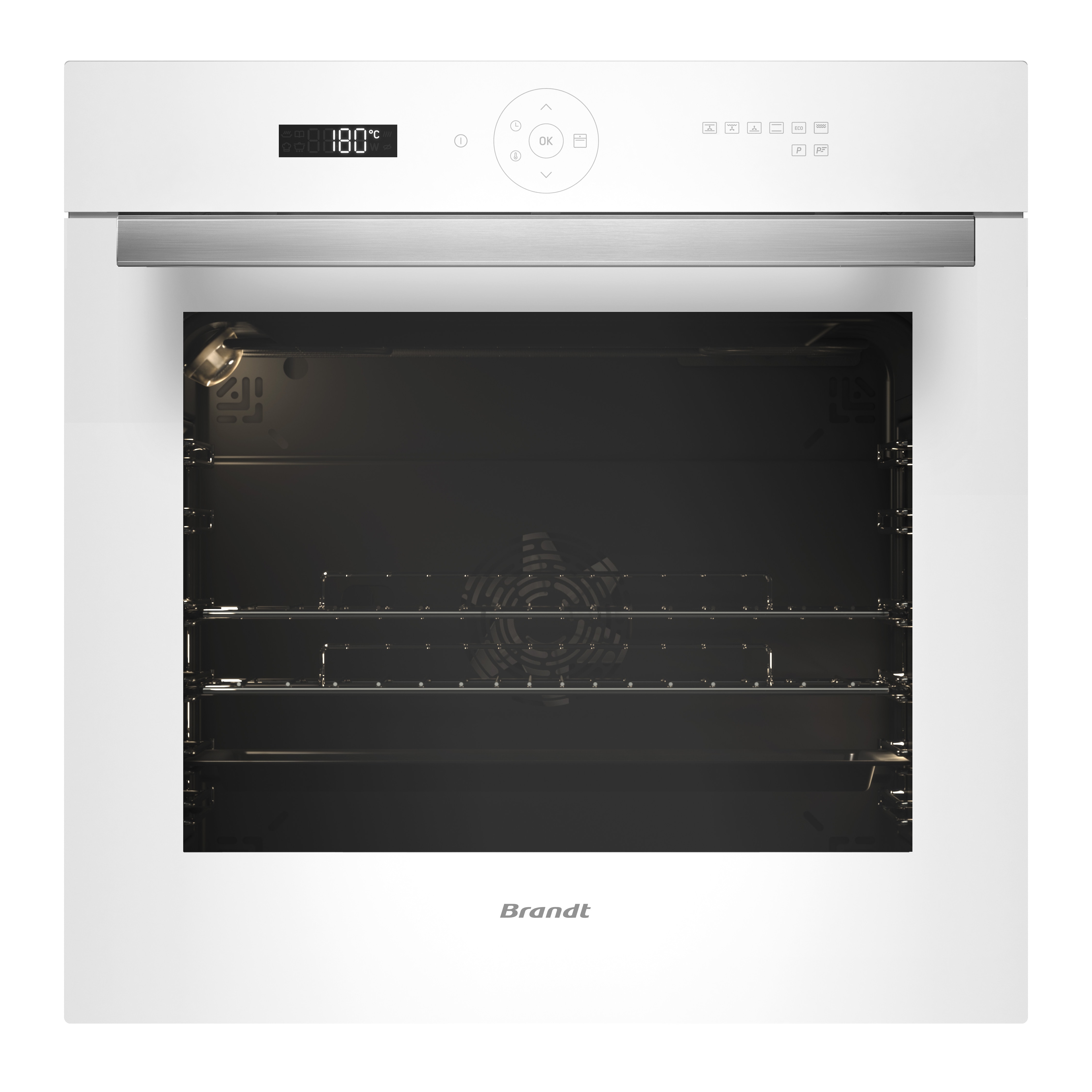 Four encastrable pyrolyse BRANDT BXP6355W Pas Cher - UBALDI.com