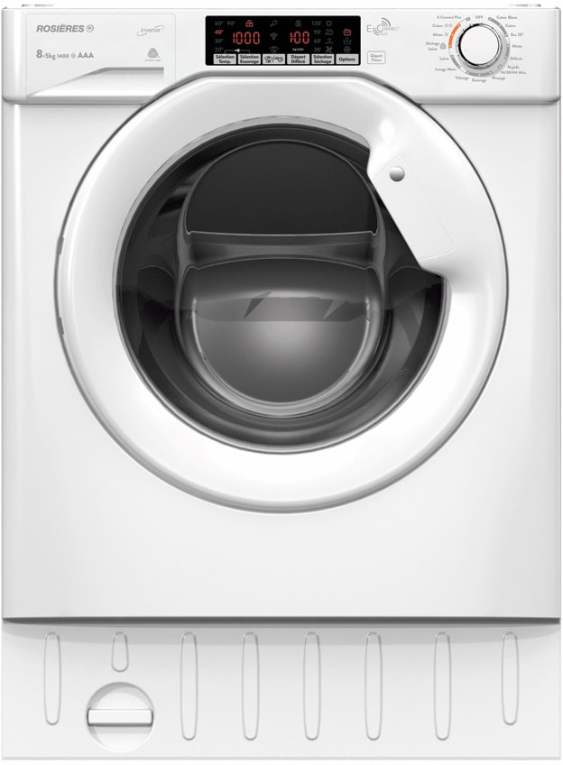 Lave linge sechant encastrable ROSIERES RILS8514TI Pas Cher - UBALDI.com