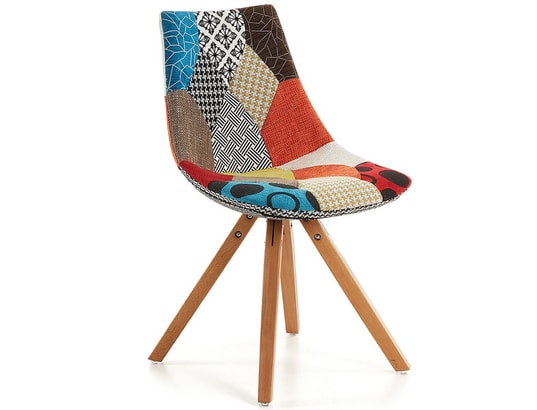 Chaise LF Chaise Armony patchwork Pas Cher - UBALDI.com