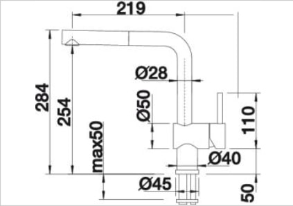 Evier à encastrer BLANCO Metra 5S+ Linus Anthra douchette + Lato Anthra ...
