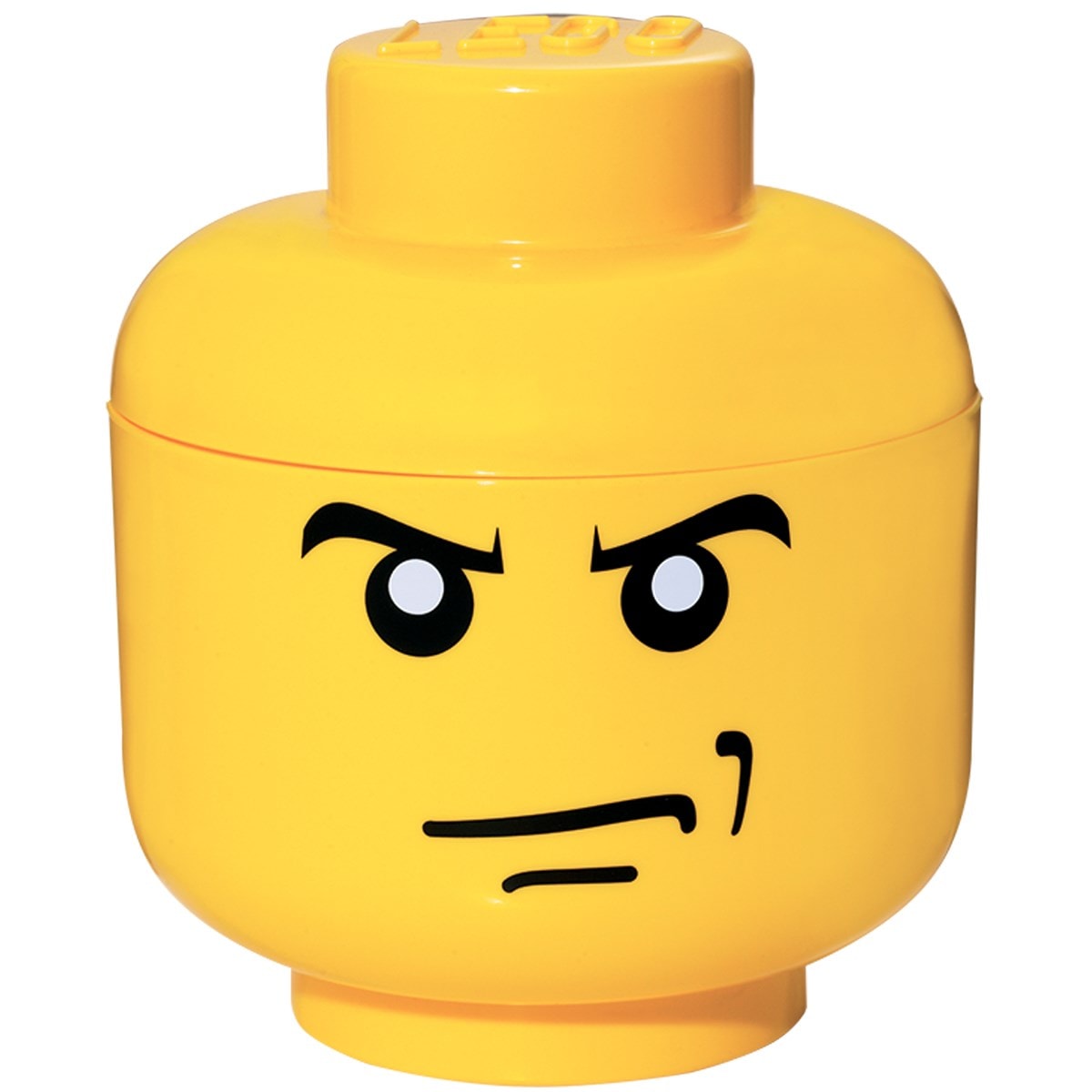 Rangement Tête de Lego Garçon Faché LEGO